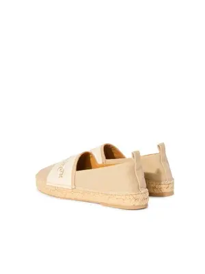 Off-White Bookish Slip-on Espadrilles - Nude