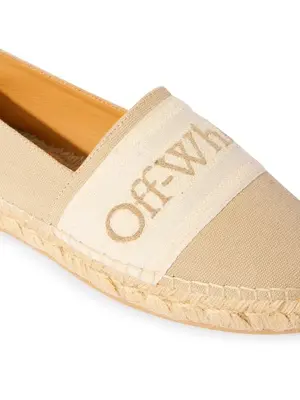 Off-White Bookish Slip-on Espadrilles - Nude