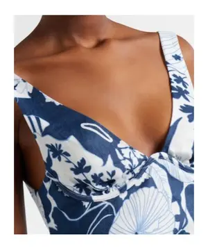 SIR. Paradiso Floral Linen Maxi Dress