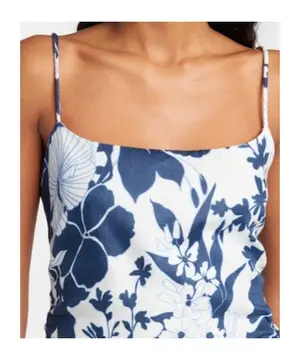 SIR. Paradiso Floral Linen Minidress