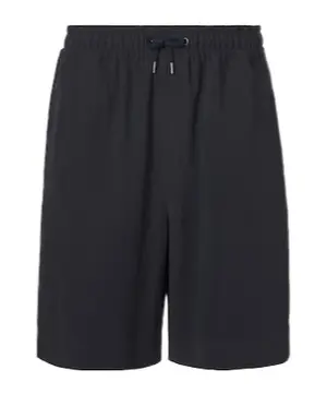 Giorgio Armani Linen Canvas Bermuda Shorts - Black
