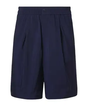Giorgio Armani Natté Bermuda Shorts - Black