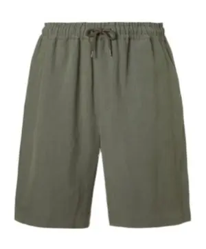 Giorgio Armani Linen Bermuda Shorts - Green