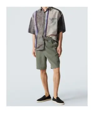 Giorgio Armani Linen Bermuda Shorts