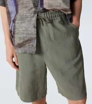 Giorgio Armani Linen Bermuda Shorts