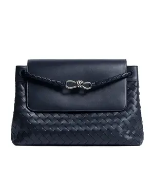Bottega Veneta Andiamo Messenger - Midnight Blue