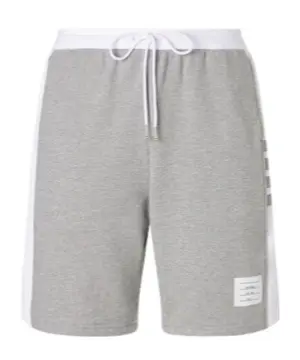 Thom Browne Cotton Jersey Shorts - Gray