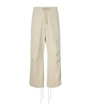 ENTIRE STUDIOS Barren Cotton Cargo Pants - Nude