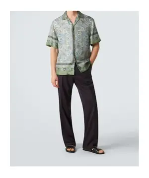 Etro Paisley Silk Twill Shirt