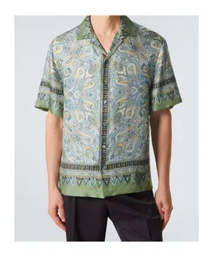 Etro Paisley Silk Twill Shirt