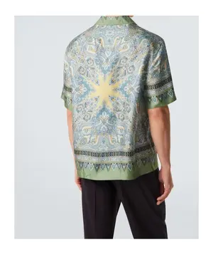 Etro Paisley Silk Twill Shirt