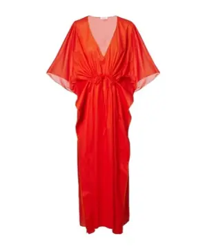 ERES Voilier Cotton Kaftan - Red