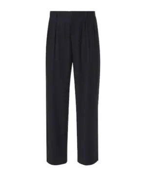 Giorgio Armani X Alanui Wool Straight-leg Pants - Black
