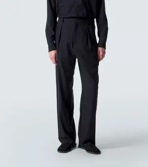 Giorgio Armani X Alanui Wool Straight-leg Pants