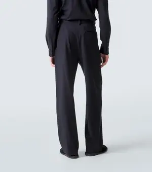Giorgio Armani X Alanui Wool Straight-leg Pants