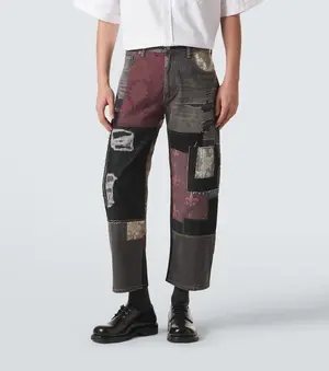 Junya Watanabe X Levi's Patchwork Wide-leg Jeans