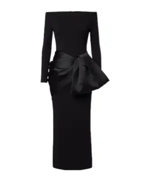 Solace Rhianne Satin-trimmed Cocktail Dress - Black