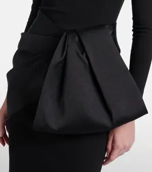 Solace Rhianne Satin-trimmed Cocktail Dress