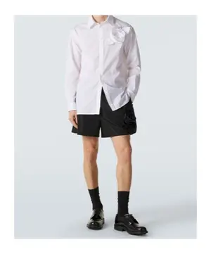 Simone Rocha Floral-appliqué Shorts