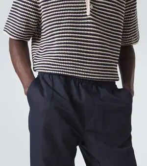 Sunspel Cotton Straight Pants