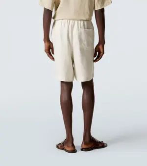 LARDINI Linen Shorts