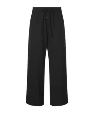 Fear Of God Virgin Wool Wide-leg Pants - Black