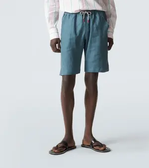 Kiton Linen Shorts