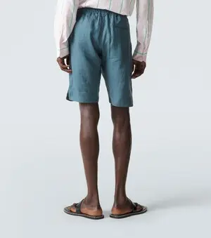 Kiton Linen Shorts