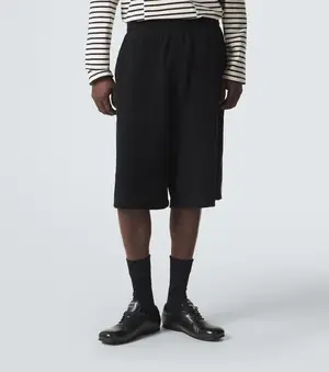 WALES BONNER Prince Cotton-blend Terry Shorts