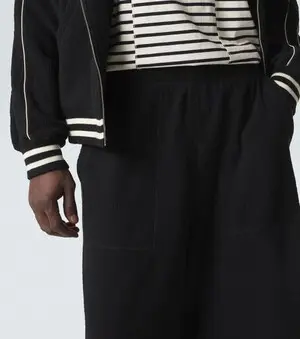 WALES BONNER Prince Cotton-blend Terry Shorts