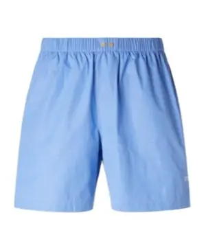 WALES BONNER Sunday Cotton Shorts - Blue