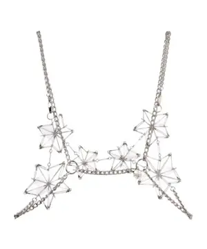 Comme Des Garçons Chain-detail Top - Gray