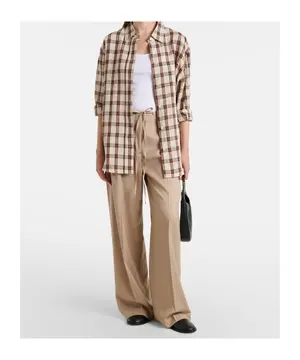 RÓHE Pleated Virgin Wool Wide-leg Pants