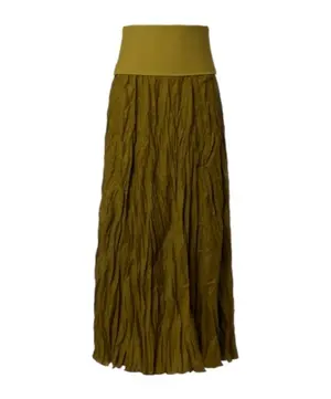 Johanna Ortiz Linen-blend Maxi Skirt - Brown