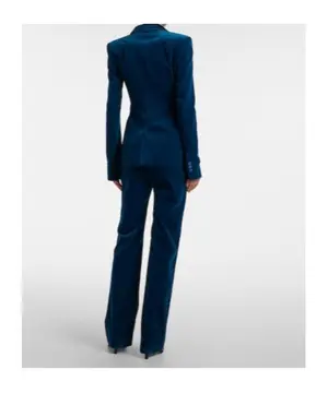 Rabanne Cotton-blend Velvet Flared Pants