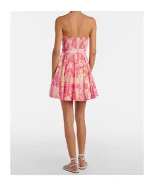 Poupette St Barth Christine Printed Cotton Minidress
