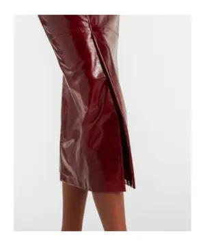 Sportmax Leather Pencil Skirt