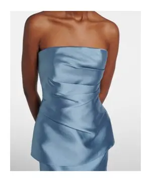 Solace Lucille Strapless Satin Gown