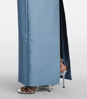 Solace Lucille Strapless Satin Gown