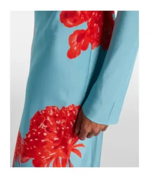 SIR. Amelie Floral Silk Crepe De Chine Maxi Dress