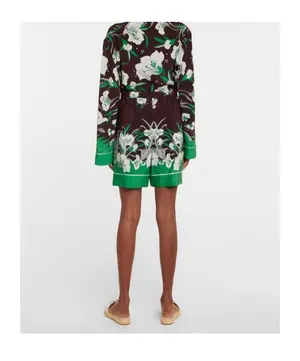 Valentino Garavani Printed Silk Shorts