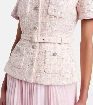 SELF-PORTRAIT Embellished Midi Dress