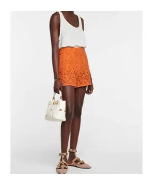 Valentino Garavani Guipure Lace Shorts
