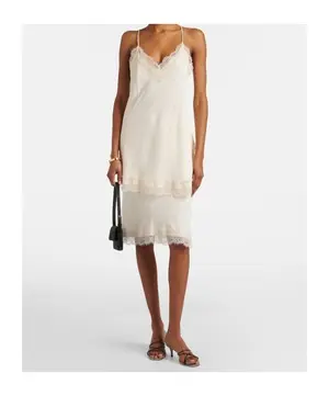 RÓHE Lace-trimmed Midi Skirt