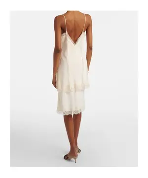 RÓHE Lace-trimmed Midi Skirt