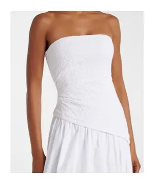 Staud Nia Cotton Midi Dress
