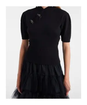 Simone Rocha Embellished Cashmere Sweater