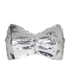 Simone Rocha Sequined Bandeau Top - Gray