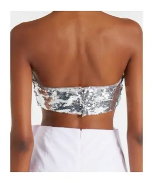 Simone Rocha Sequined Bandeau Top