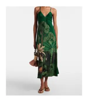 Johanna Ortiz Printed Jersey Midi Dress